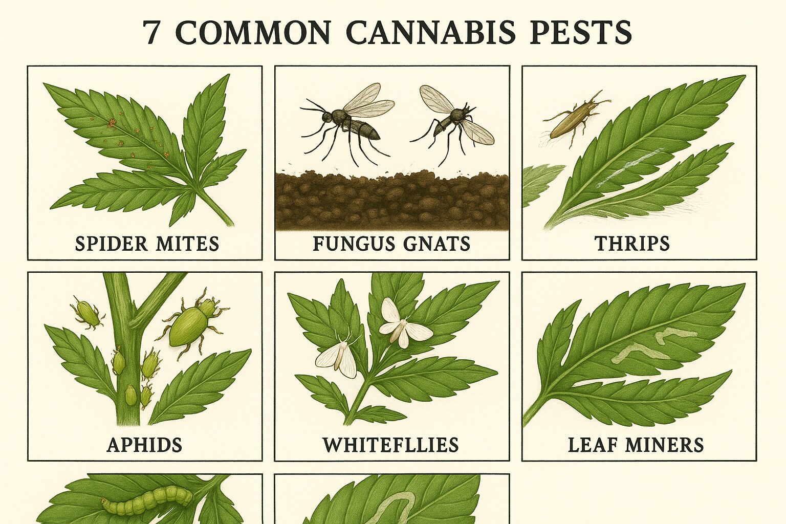 Common Cannabis Pests and Solutions Guide